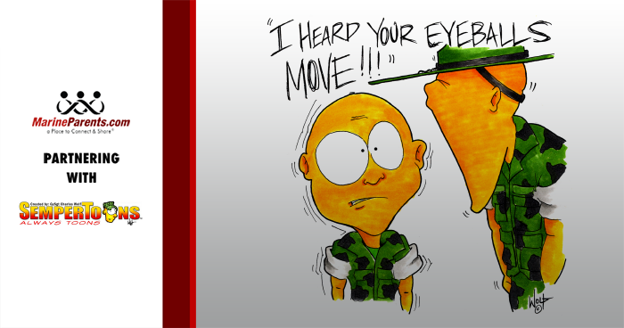 Eyeballs Move SemperToons on MarineParents.com