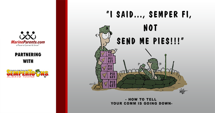 Send Pies SemperToons on MarineParents.com
