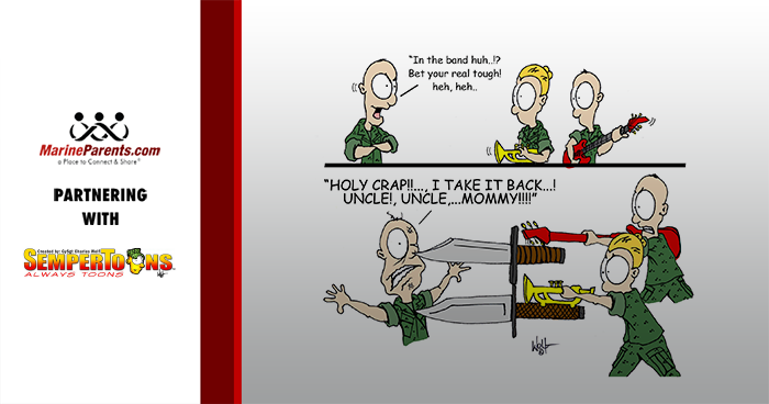 In the Band SemperToons on MarineParents.com