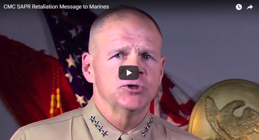 Video Marine Corps: SAPR Retaliation Message to Marines