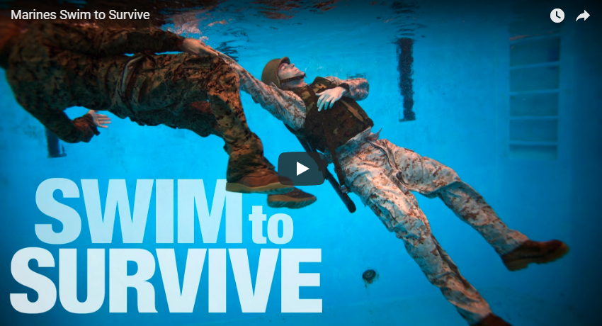 Video Marine Corps: Water Survival Instructors