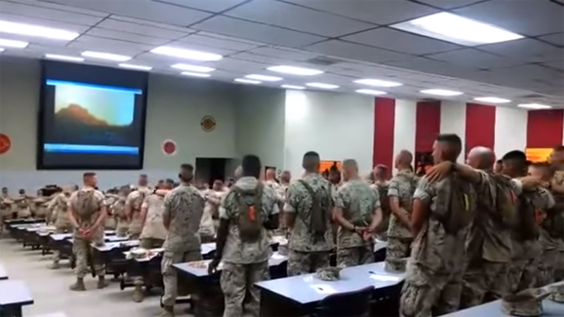 Video Marines Singing Elijah